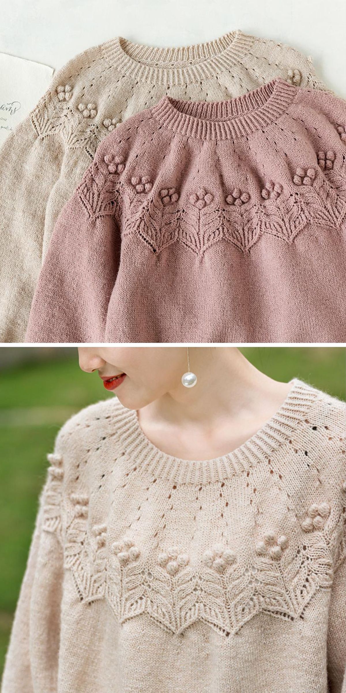 25 Fascinating and Cozy Knit Sweater Patterns for Warm Outfits