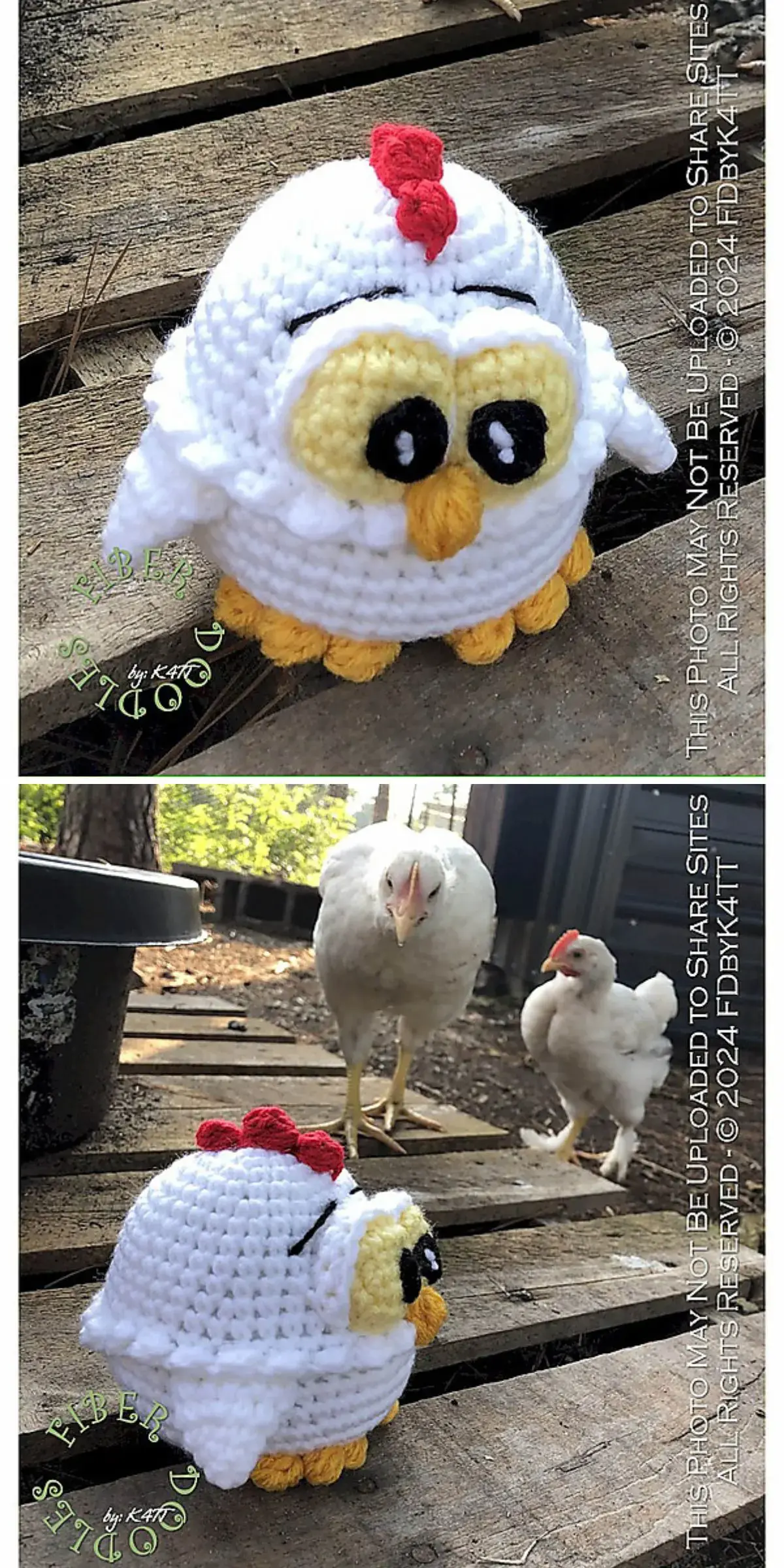 24 Cute Crochet Chicken Patterns to Create Amazing Amigurumi