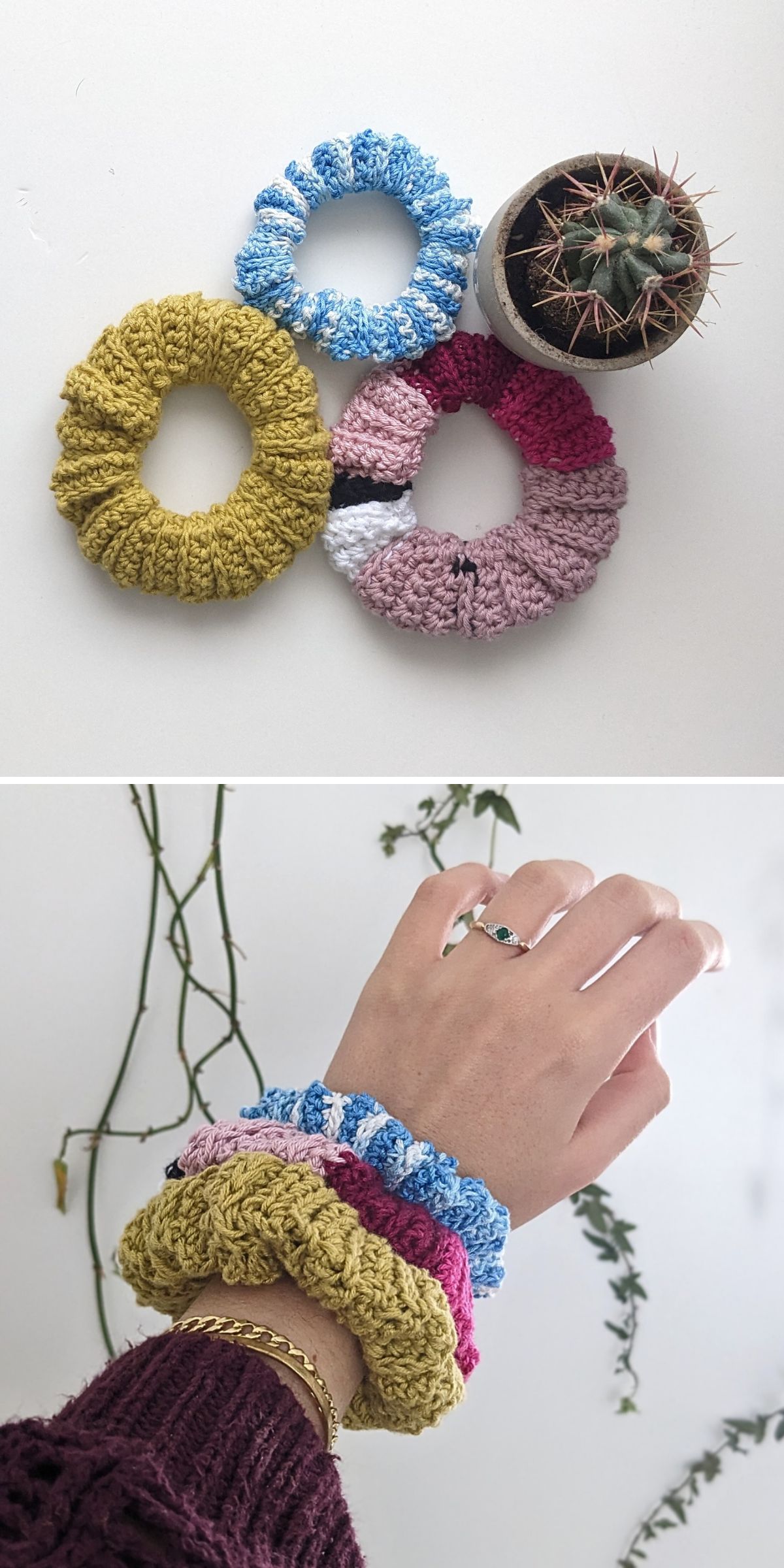 27 Crochet Scrunchie Patterns to Create DIY Hair Accessories