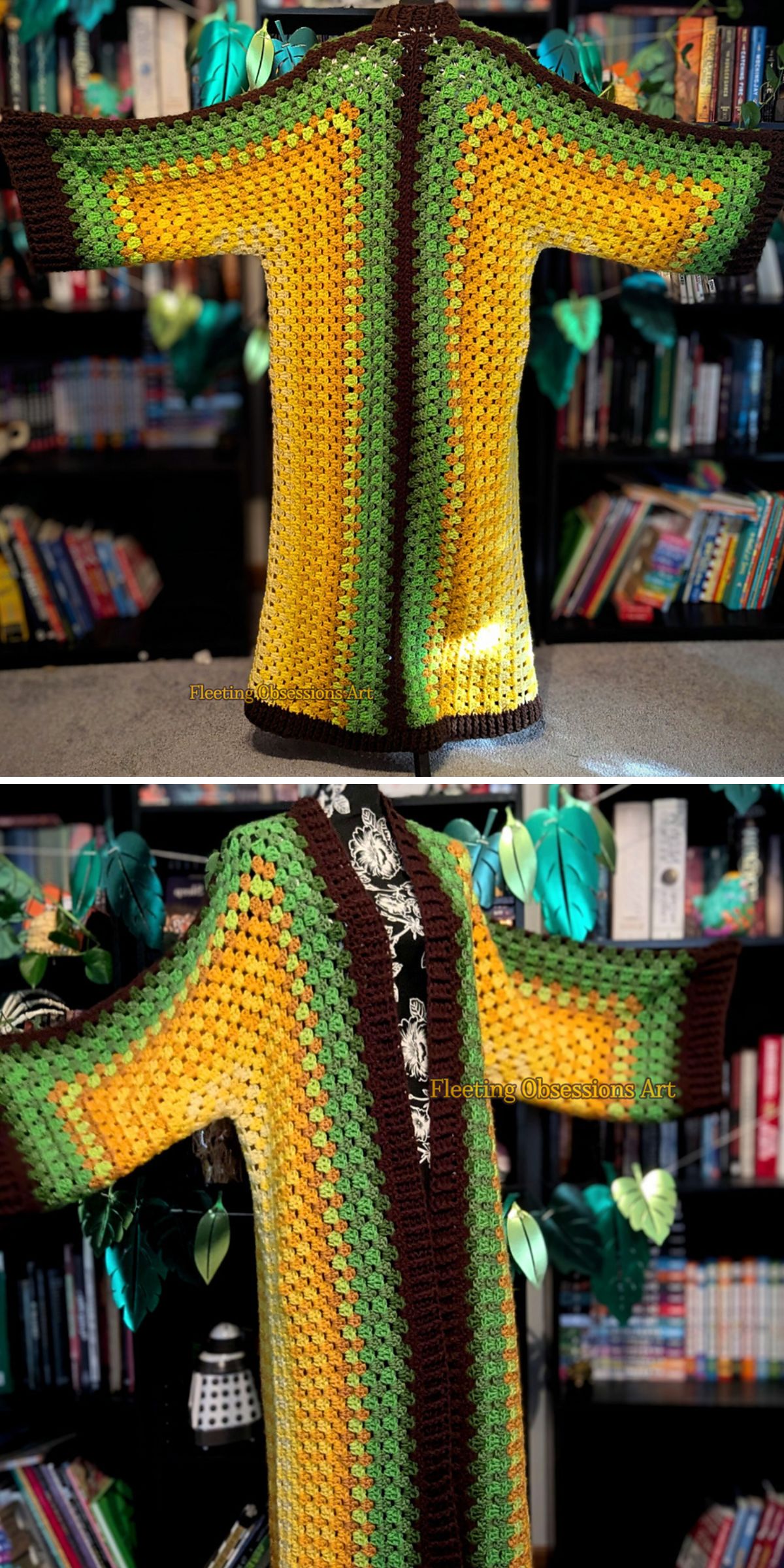 Stylish and Comfy Long Crochet Cardigans