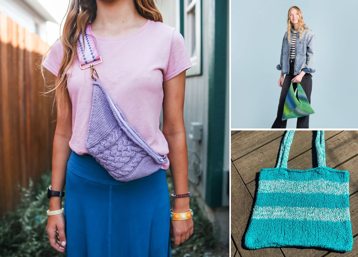 15 Stylish and Practical Knitted Bag Patterns You’ll Love to Try