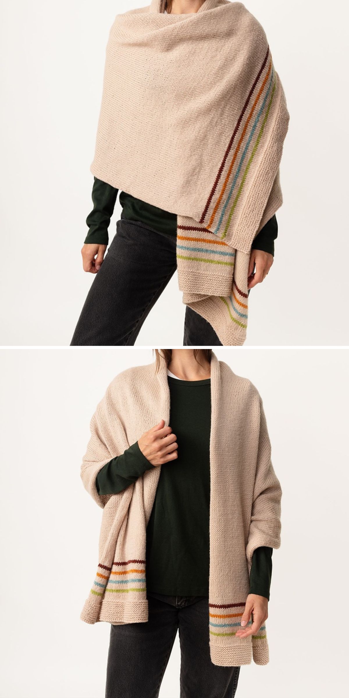 26 Free Knitted Wrap Patterns for Elegant and Warm Layering