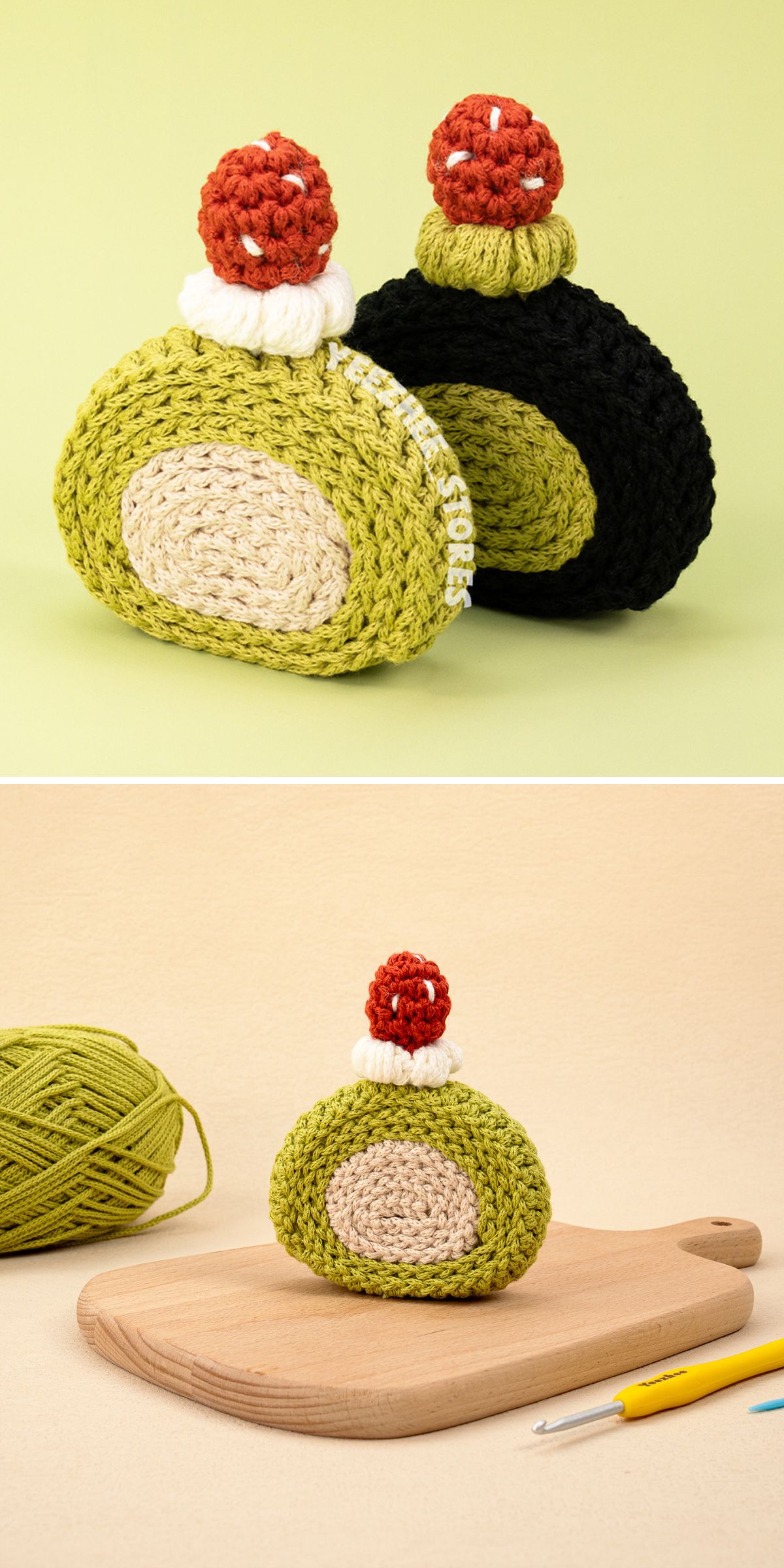 25 Sweet Crochet Food Patterns for Ice-Cream, Cookies & More