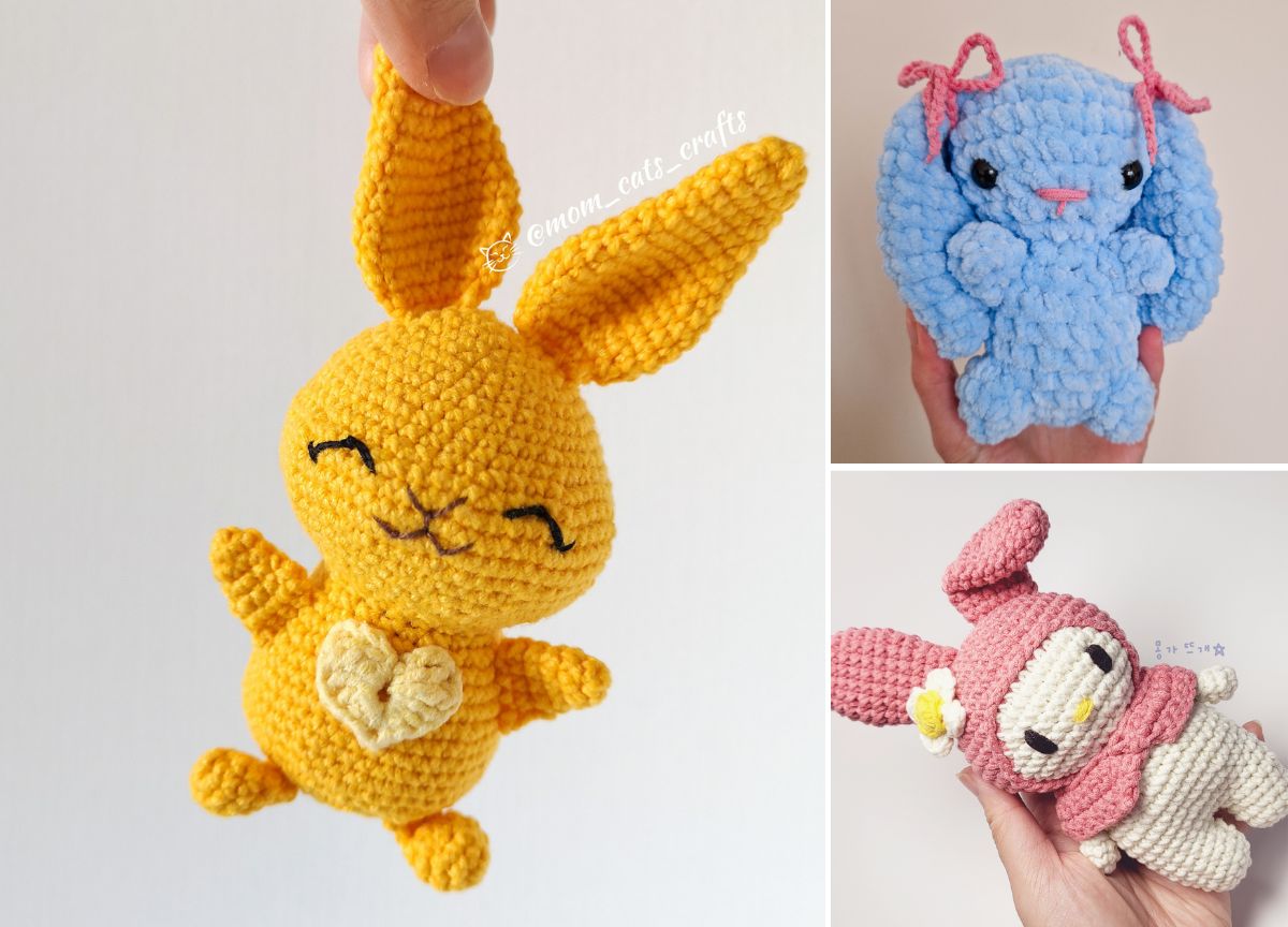 20 Free Amigurumi Bunny Crochet Patterns for Easter & Beyond