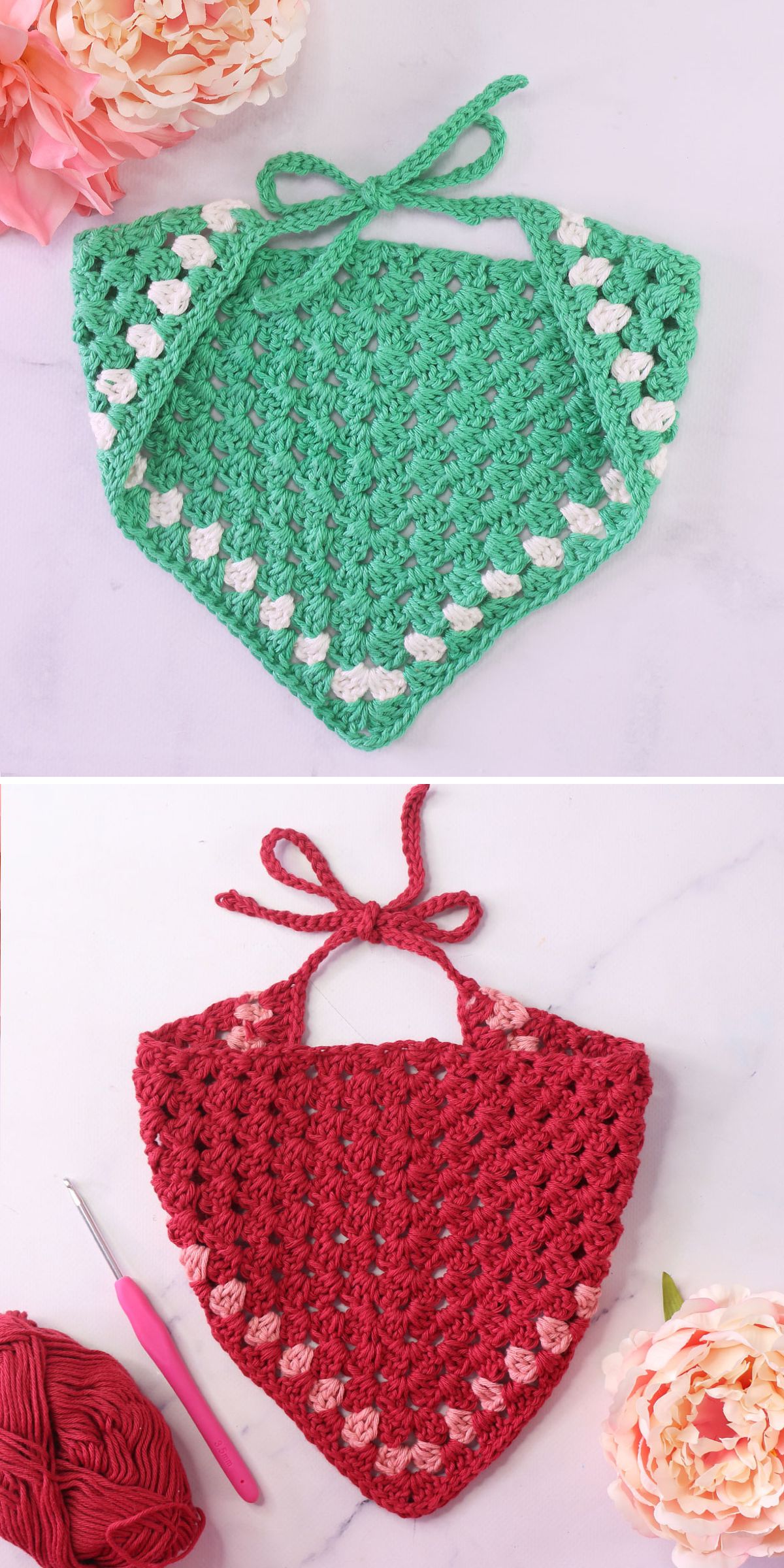 24 Stunning Free Crochet Bandana Pattern Ideas for Chic Looks