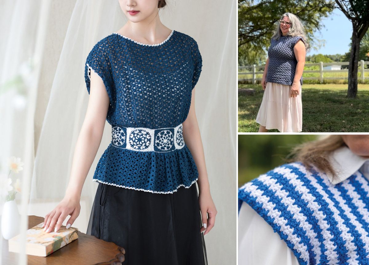 26 Free Crochet Top Patterns for Stylish Handmade Summer Looks