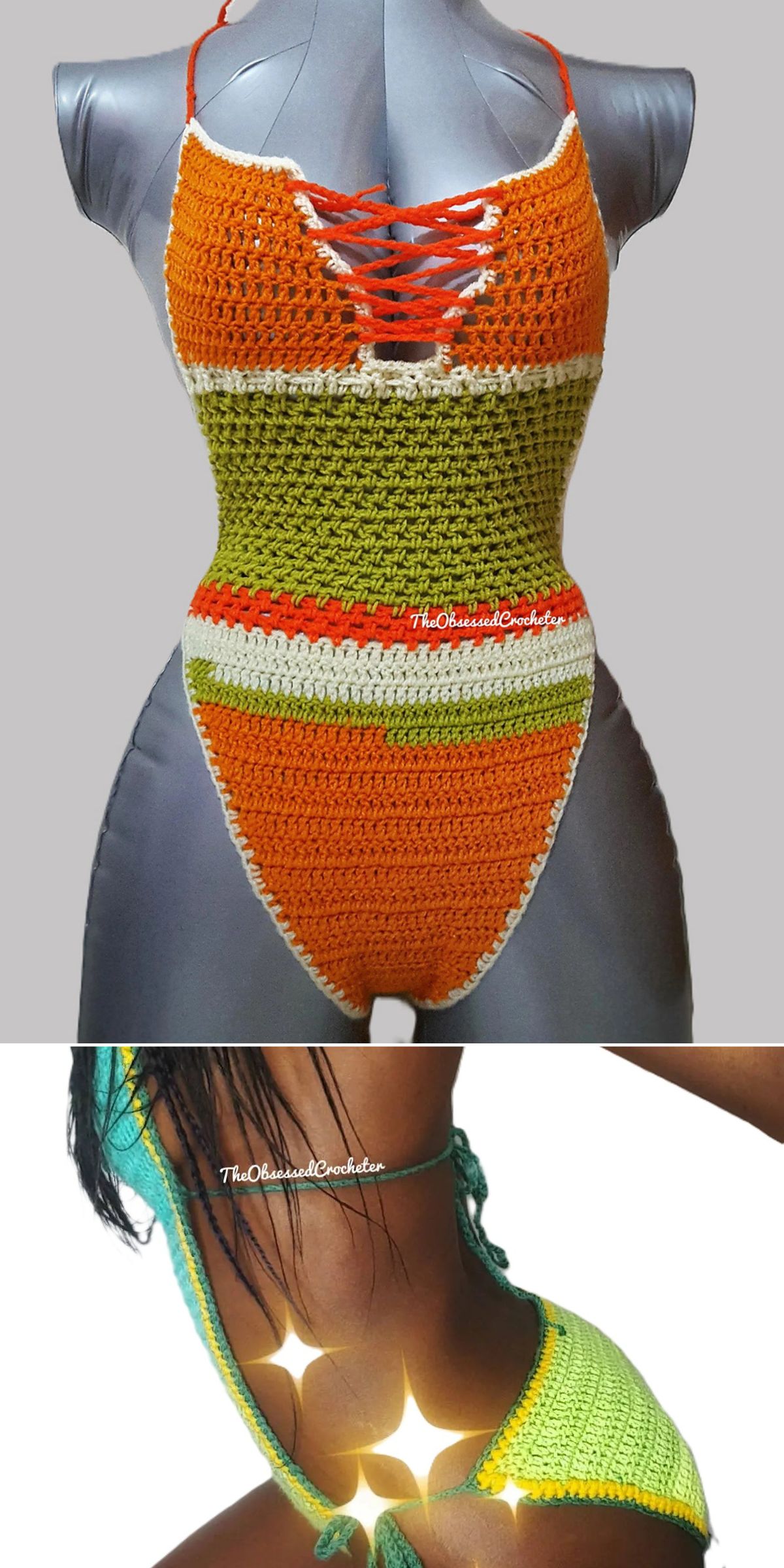 16 Hot Crochet Bikinis, Swimsuits, and Other Underwear Patterns