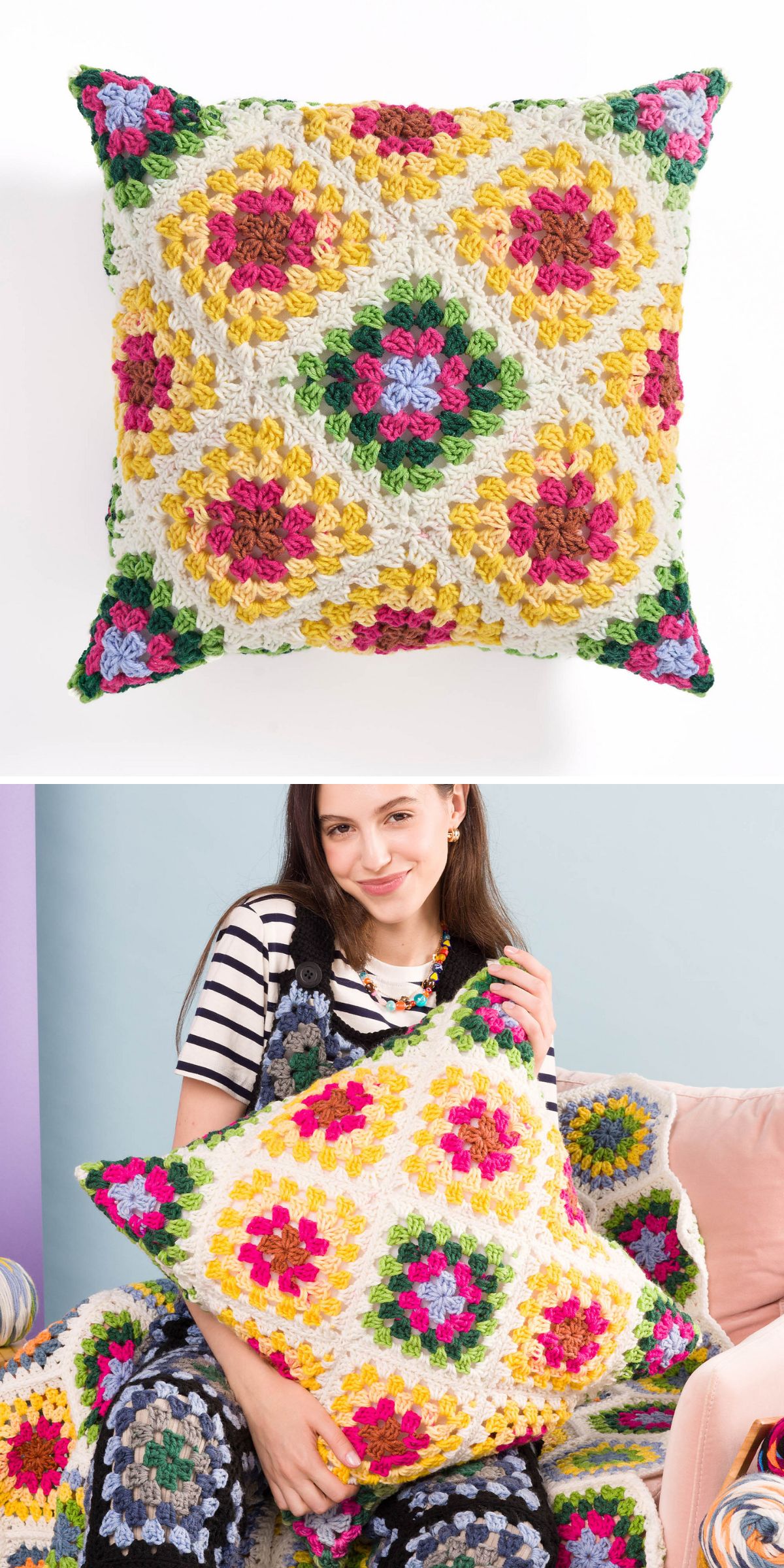 25 Free Crochet Pillow Patterns to Brighten Up Your Home Décor