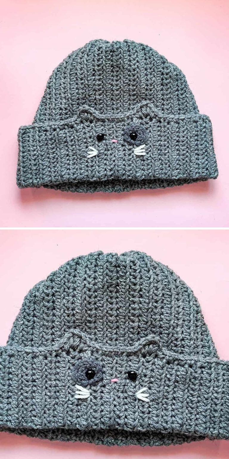 16 Adorable Crochet Cat Hat Patterns: Easy Tutorials & Designs