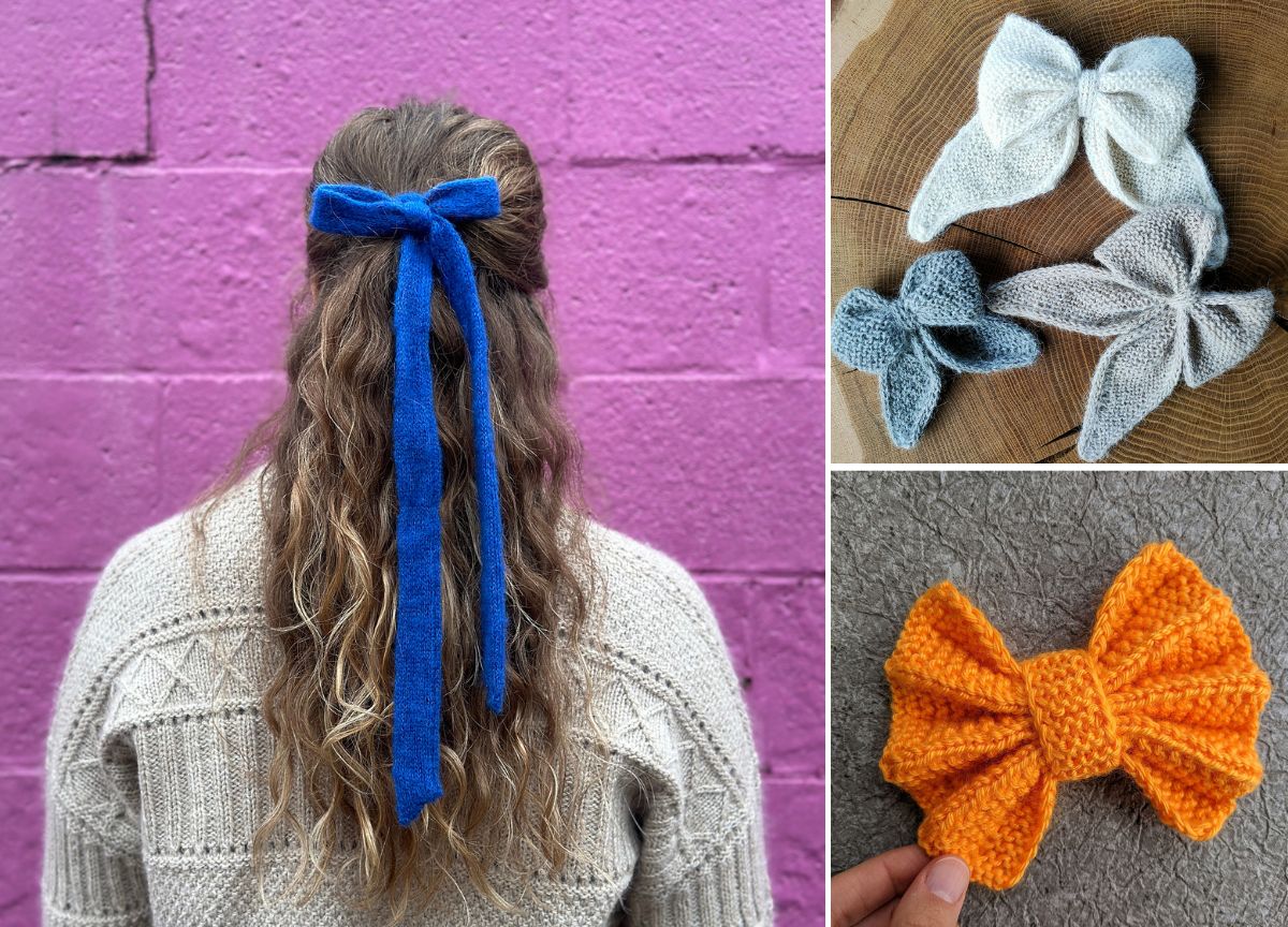 Free Knit Bow Patterns for Stylish Handmade Details