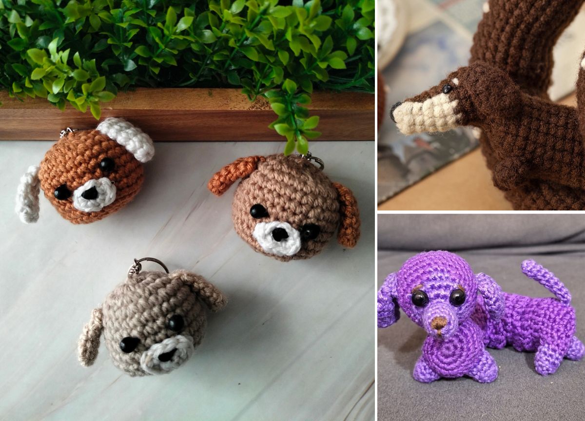 Free Crochet Stuffed Dog Patterns