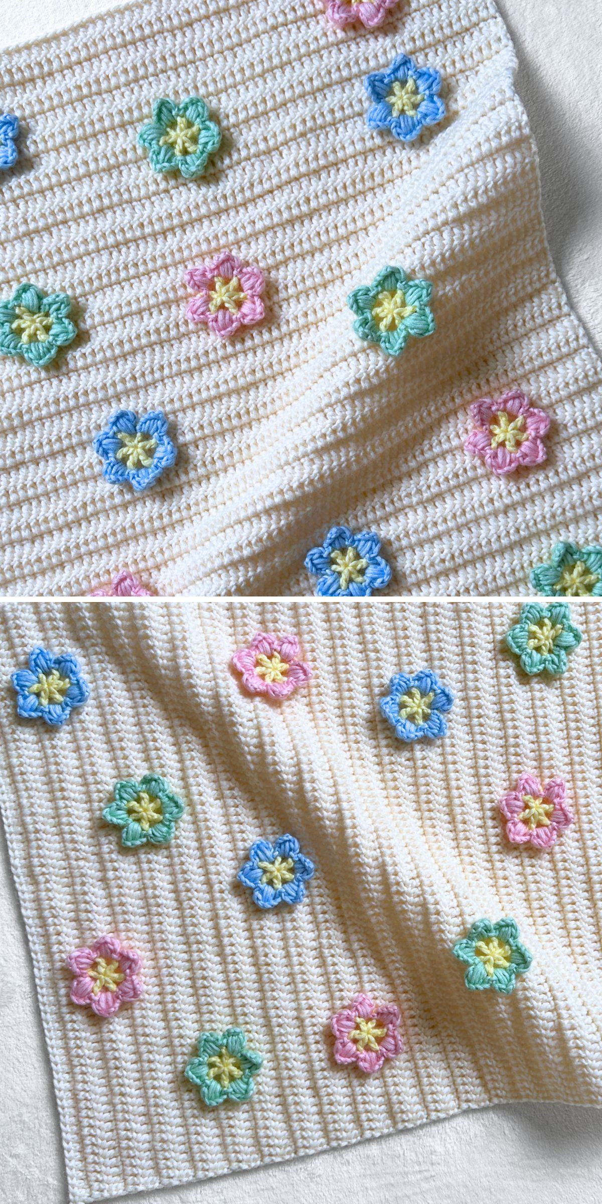 25 Free Crochet Flower Blanket Patterns for a Beautiful Home