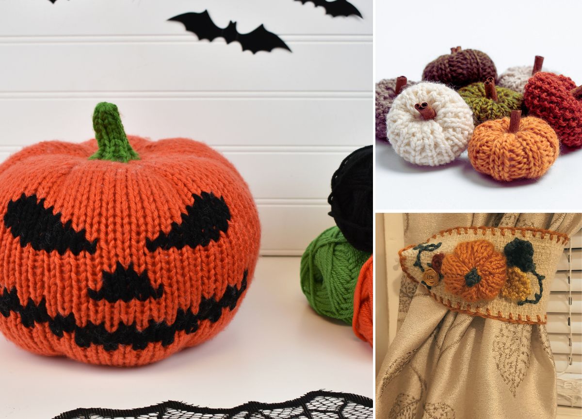 13 Free Knitting Patterns for Pumpkins Perfect for Autumn Decor