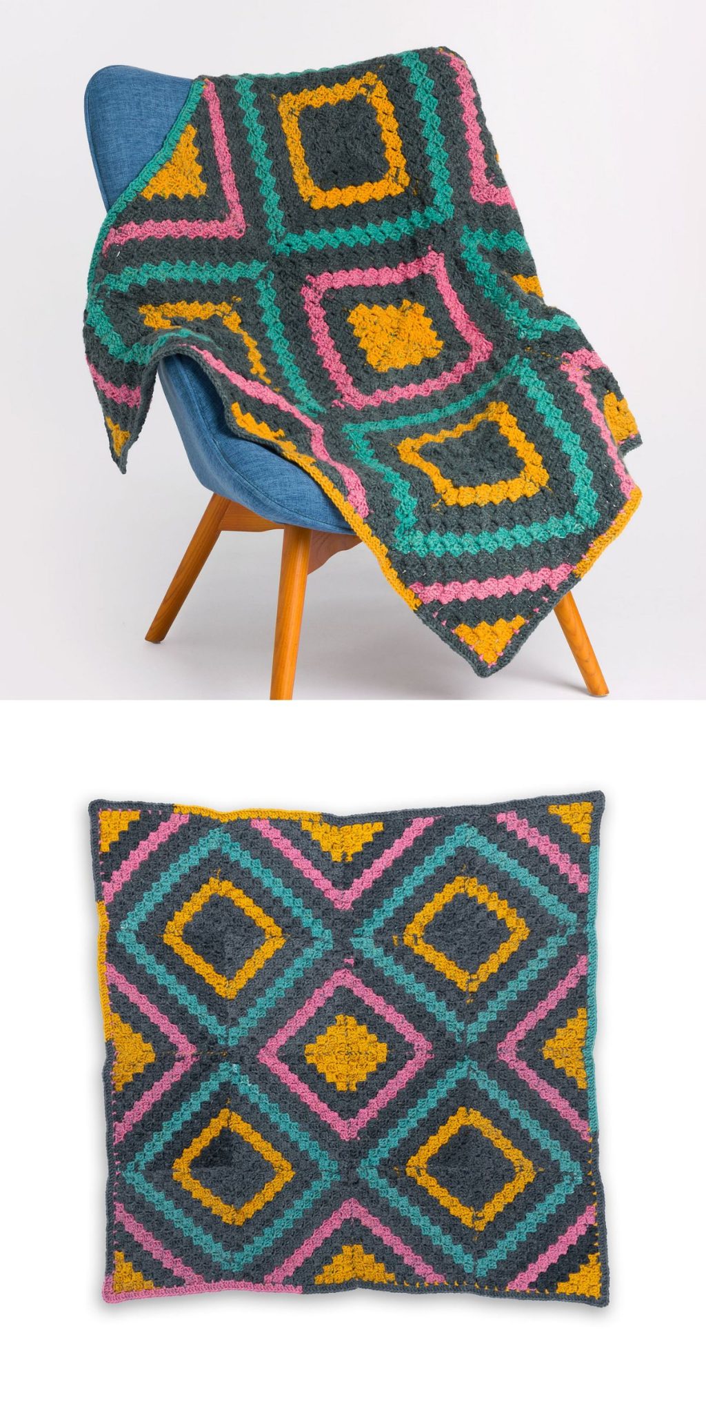 25 C2C Crochet Patterns for Cozy Blankets and Colorful Squares
