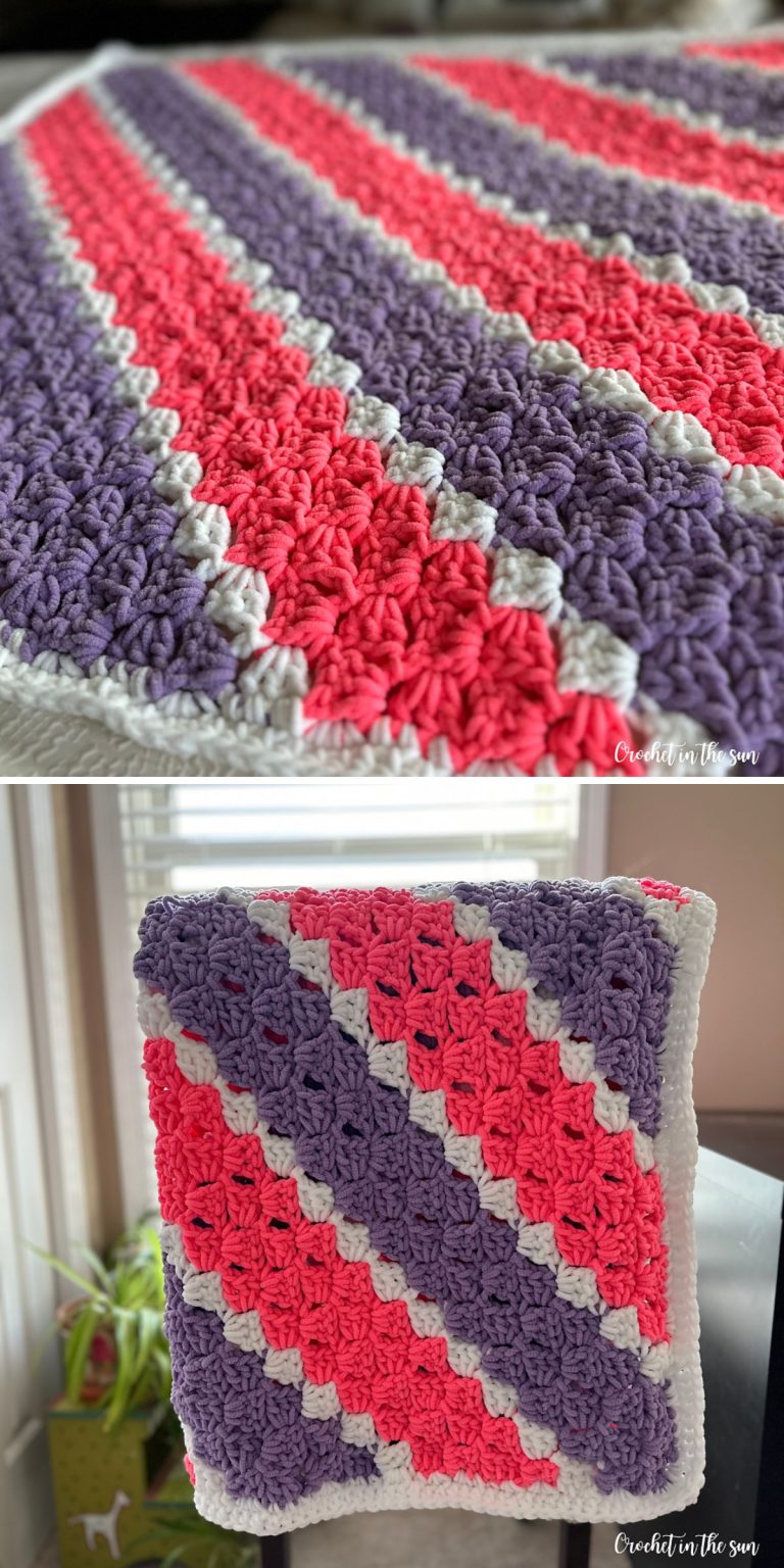 25 C2C Crochet Patterns for Cozy Blankets and Colorful Squares