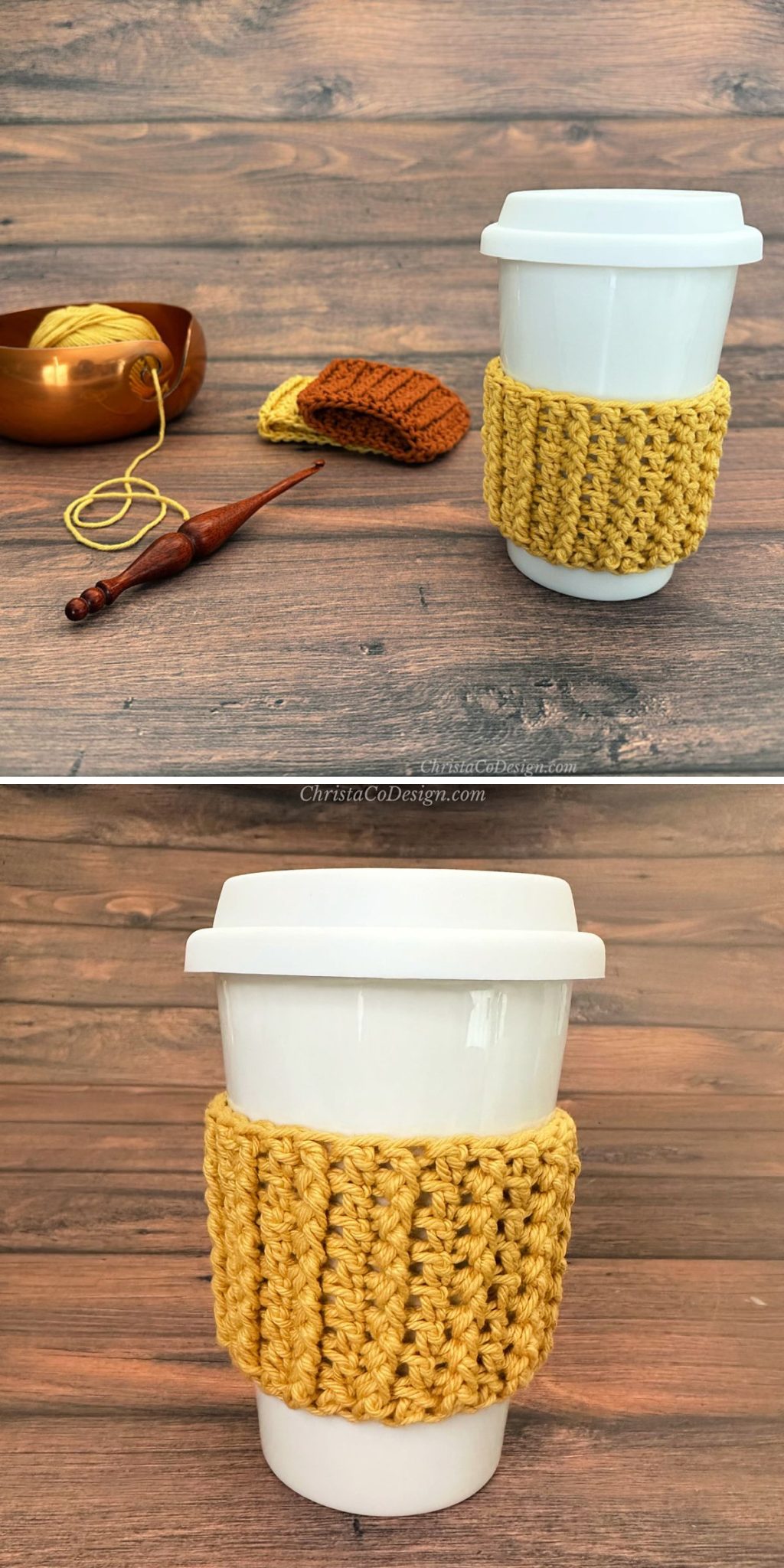 26 Free Crochet Cup Cozy Patterns for Every Mug and Glass