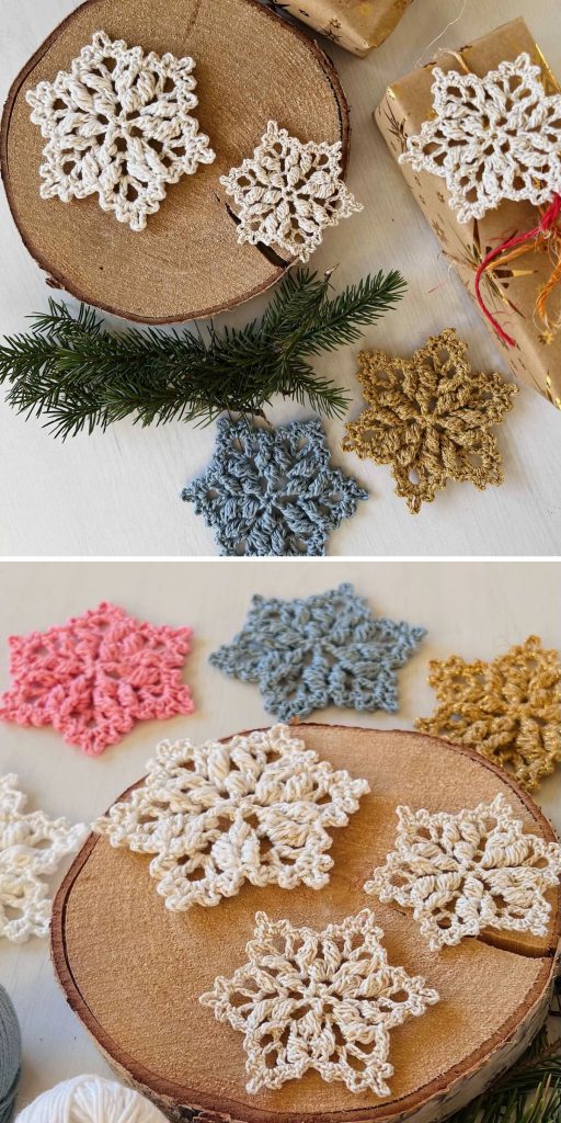 20 Free Crochet Snowflake Patterns for Festive Winter Decor