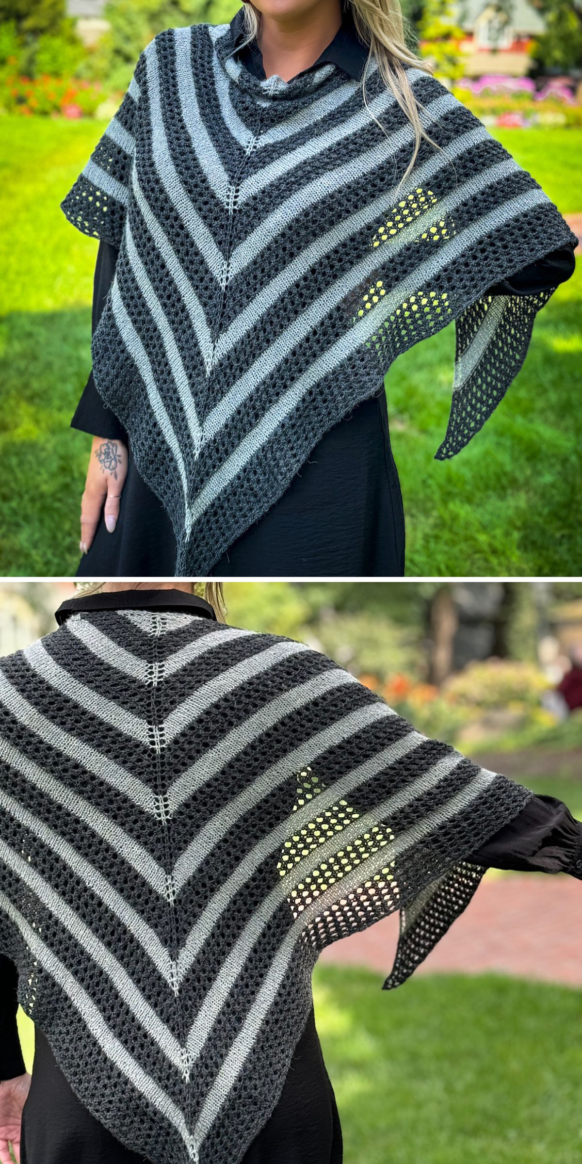 Free Knitting Patterns for Shawls in Elegant Styles