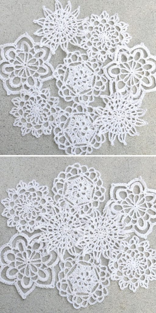 20 Free Crochet Snowflake Patterns for Festive Winter Decor