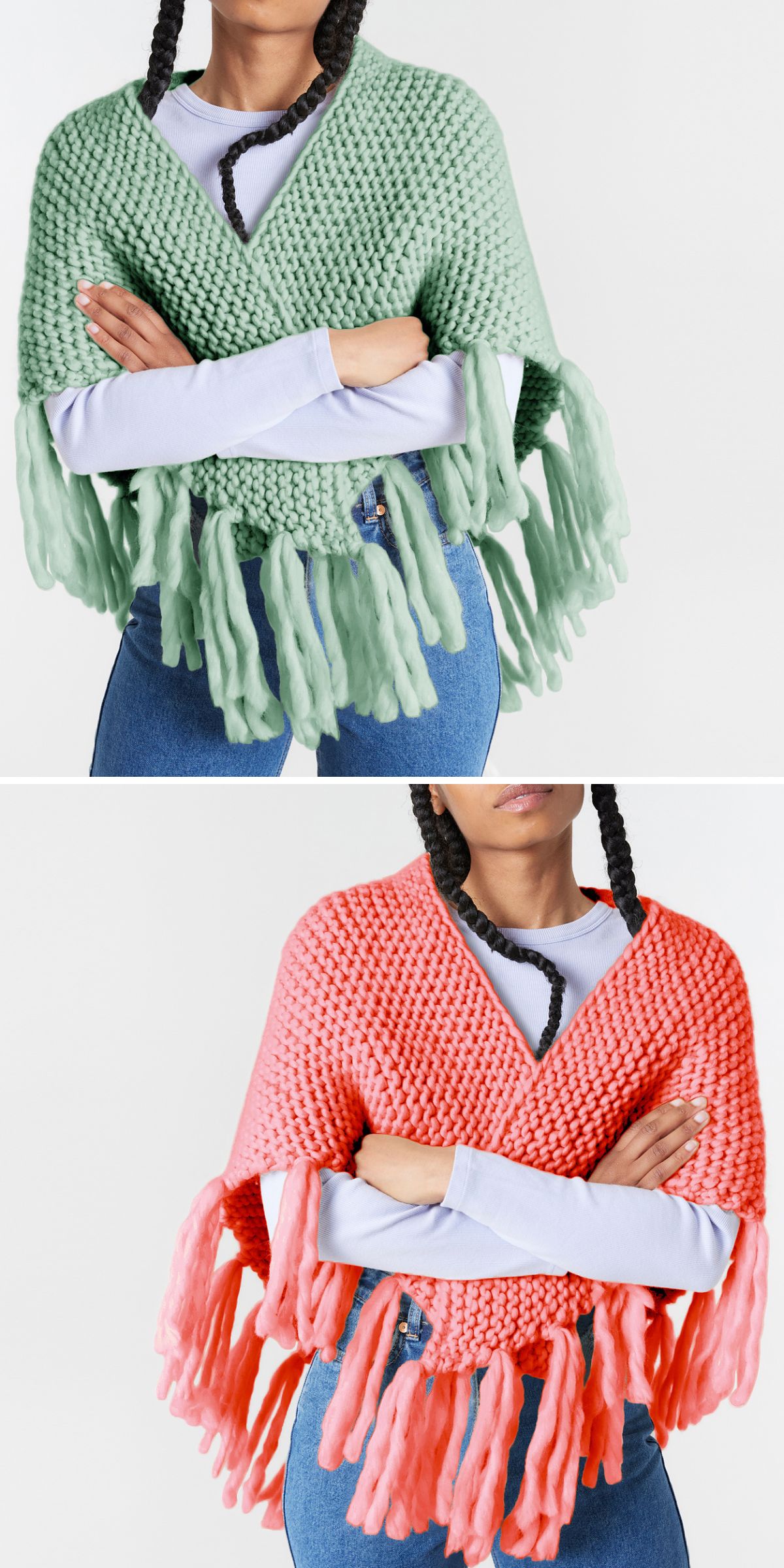 Free Knitting Patterns for Shawls in Elegant Styles