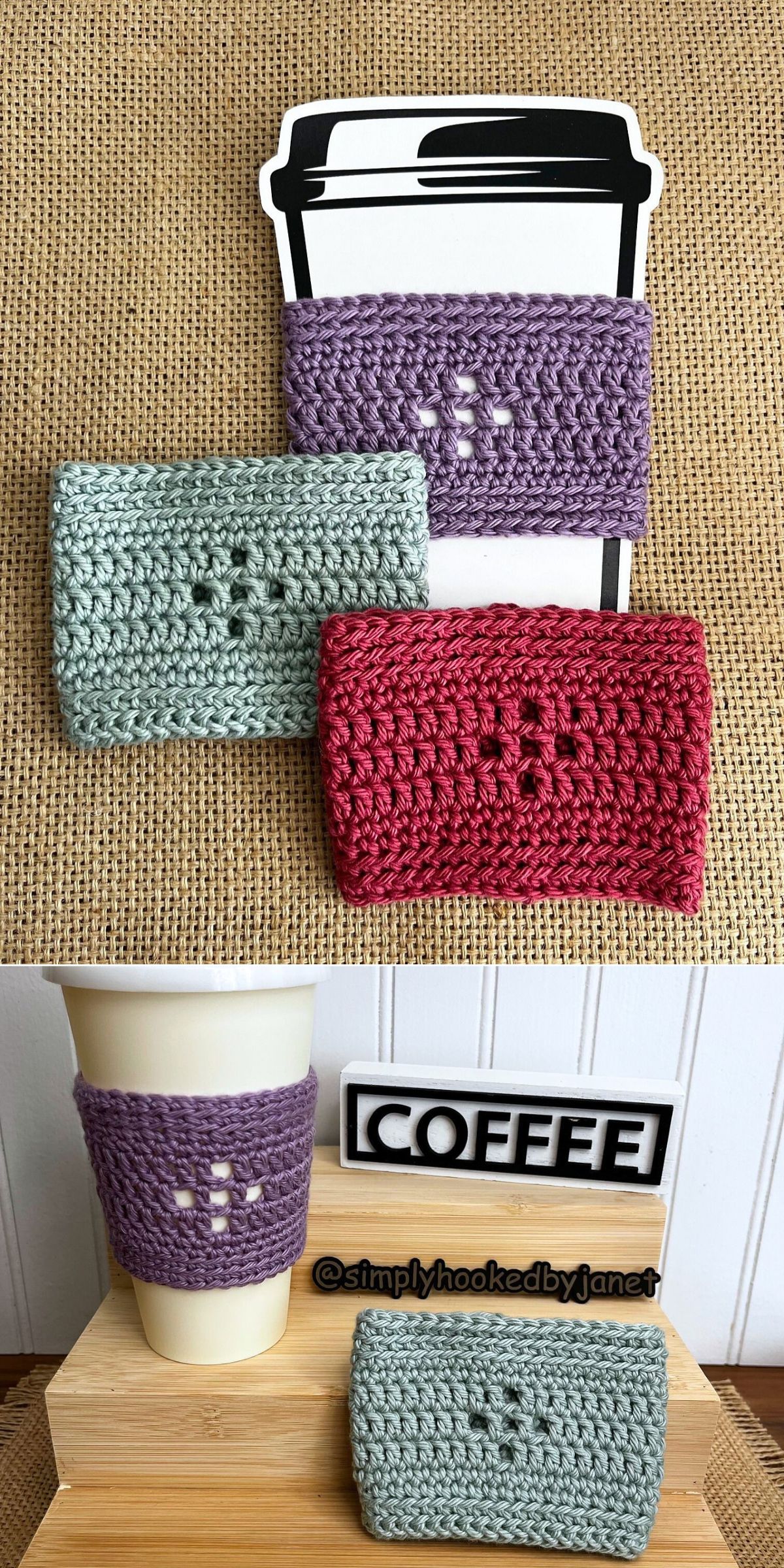 26 Free Crochet Cup Cozy Patterns for Every Mug and Glass