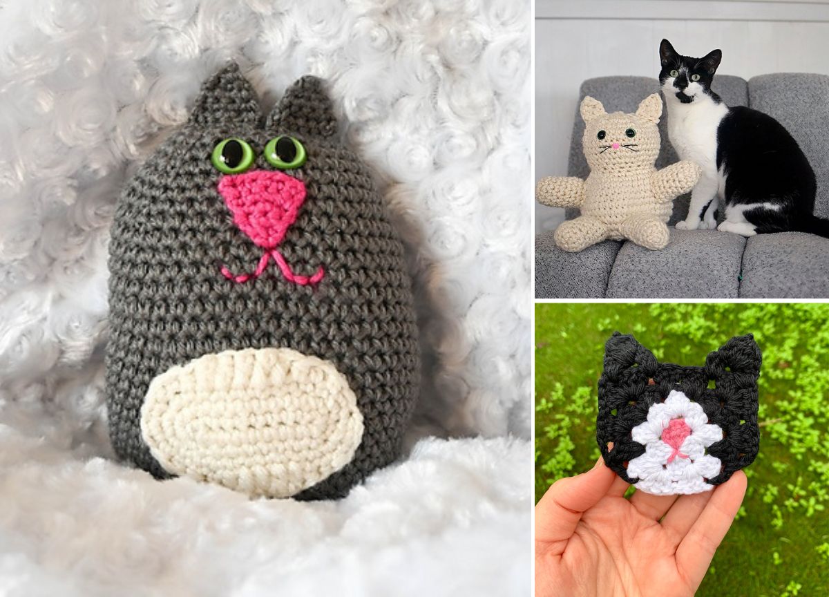 Free Crochet Cat Patterns for Amigurumi, Motifs & More