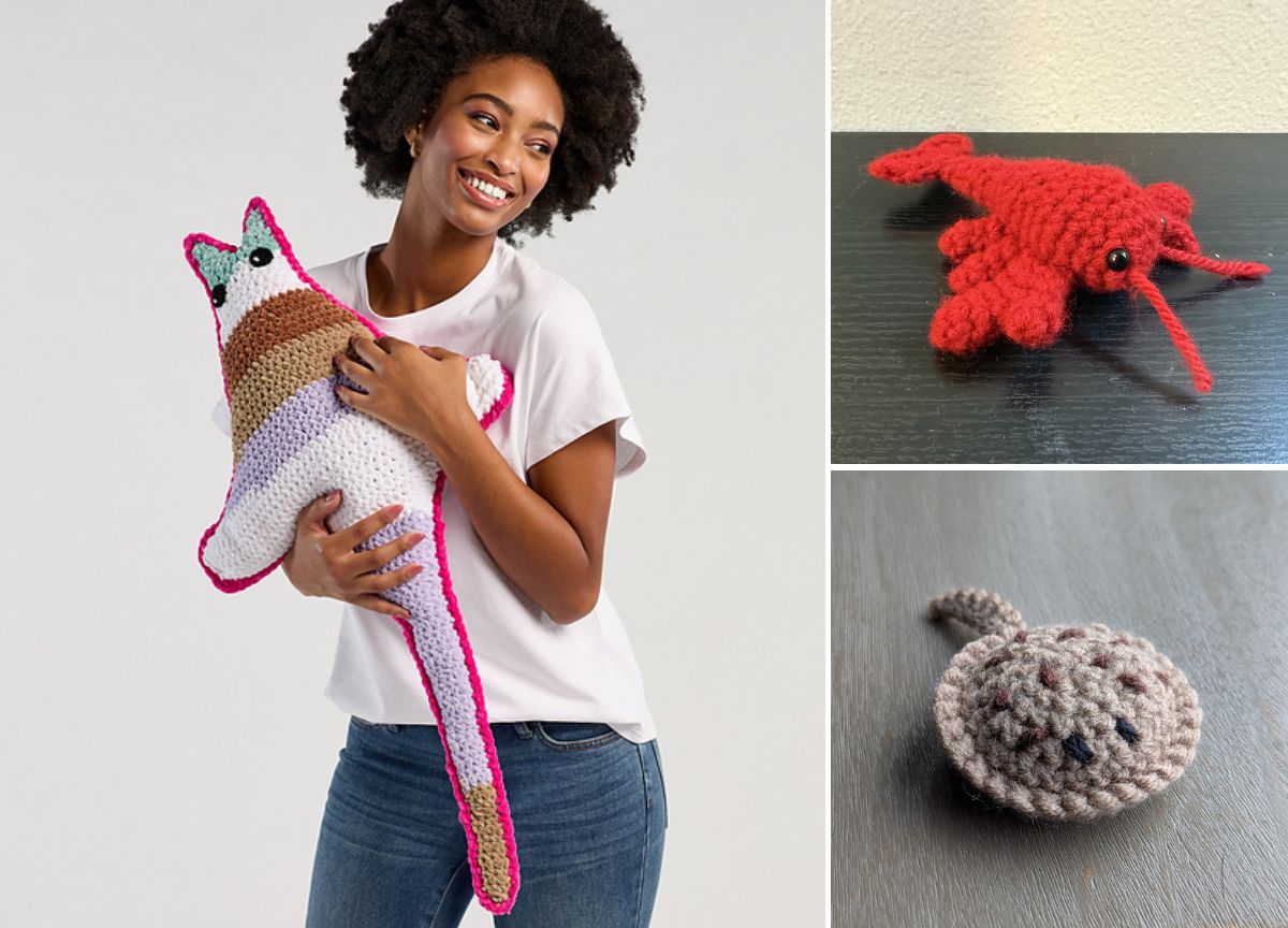 Free Crochet Sea Creature Patterns from Shore to Ocean
